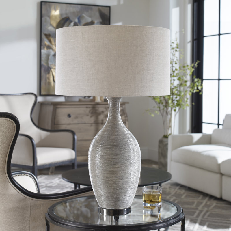 Highland Dunes Crosby Textured 33" Table Lamp & Reviews | Wayfair